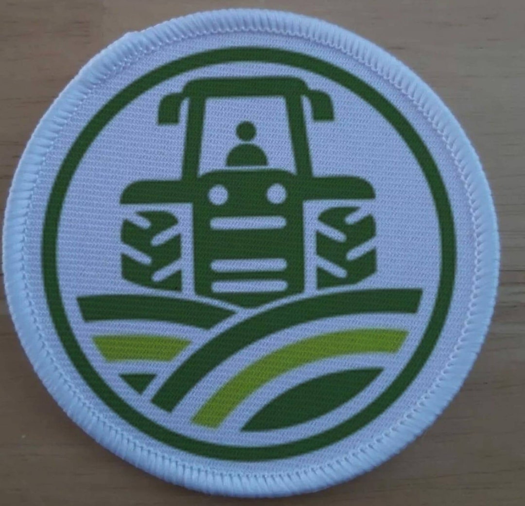 Farmer Tractors 3 Inch Sublimation Patch - Etsy