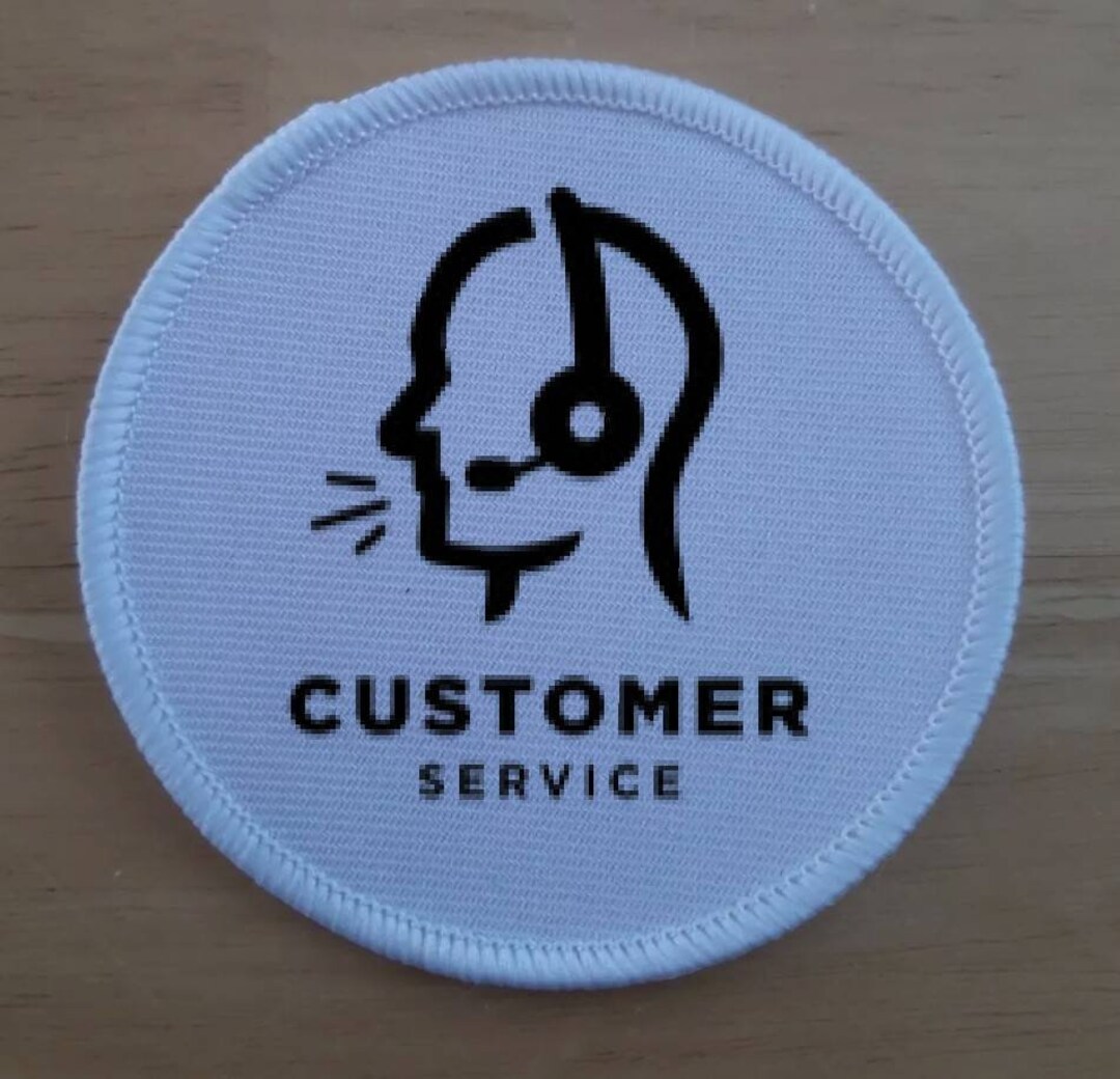 Customer Service Patch Badge - Etsy