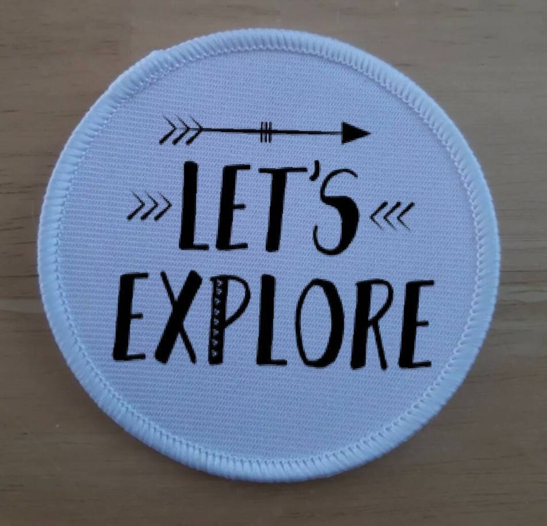 Lets Explore Patch Badge - Etsy