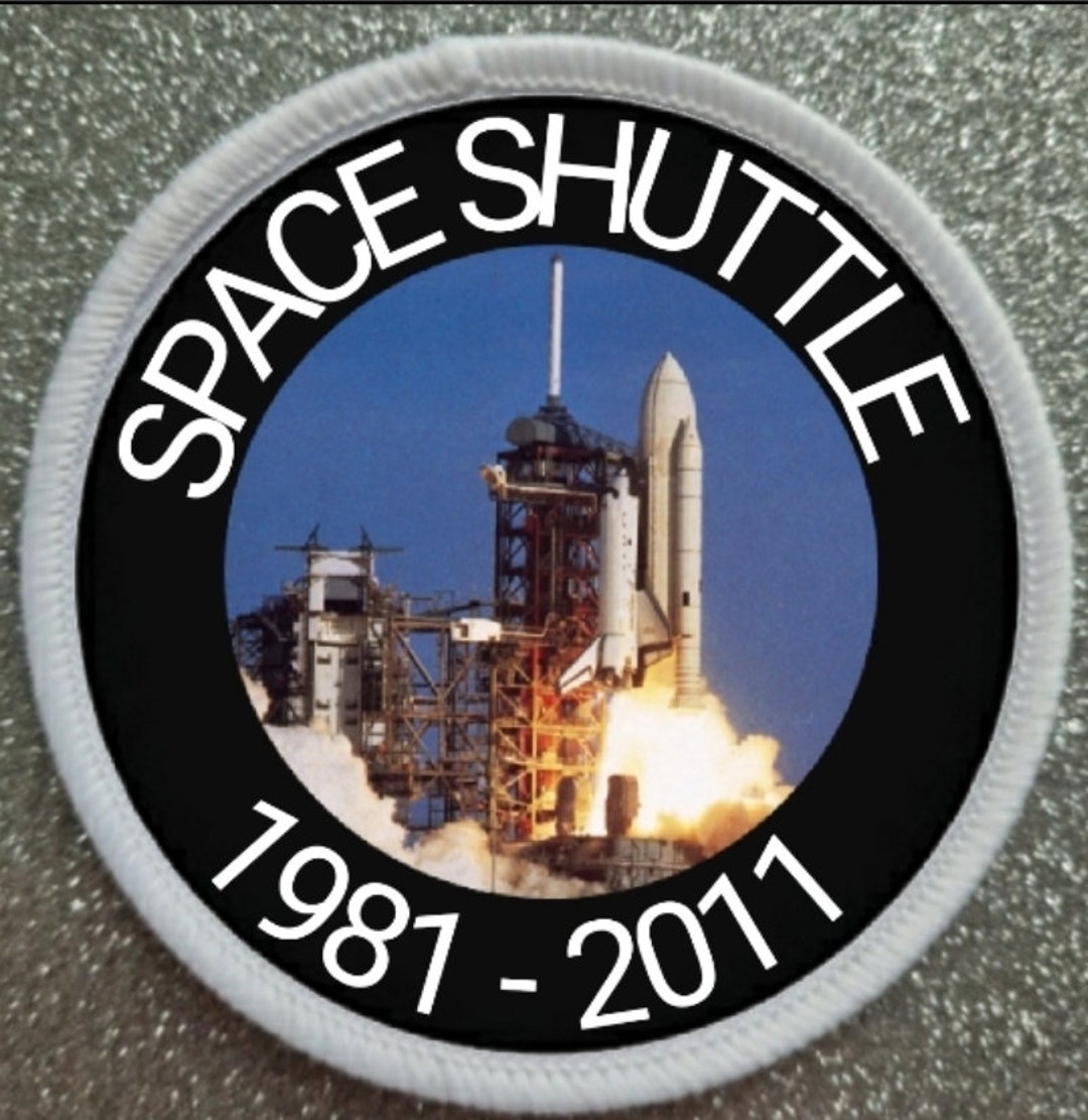 3 Inch Space Shuttle 1981 - 2011 Sublimation Printed Patch Badge - Etsy
