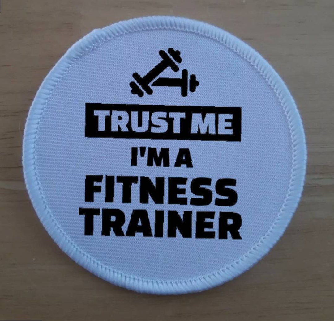 Fitness Trainer Patch Badge - Etsy