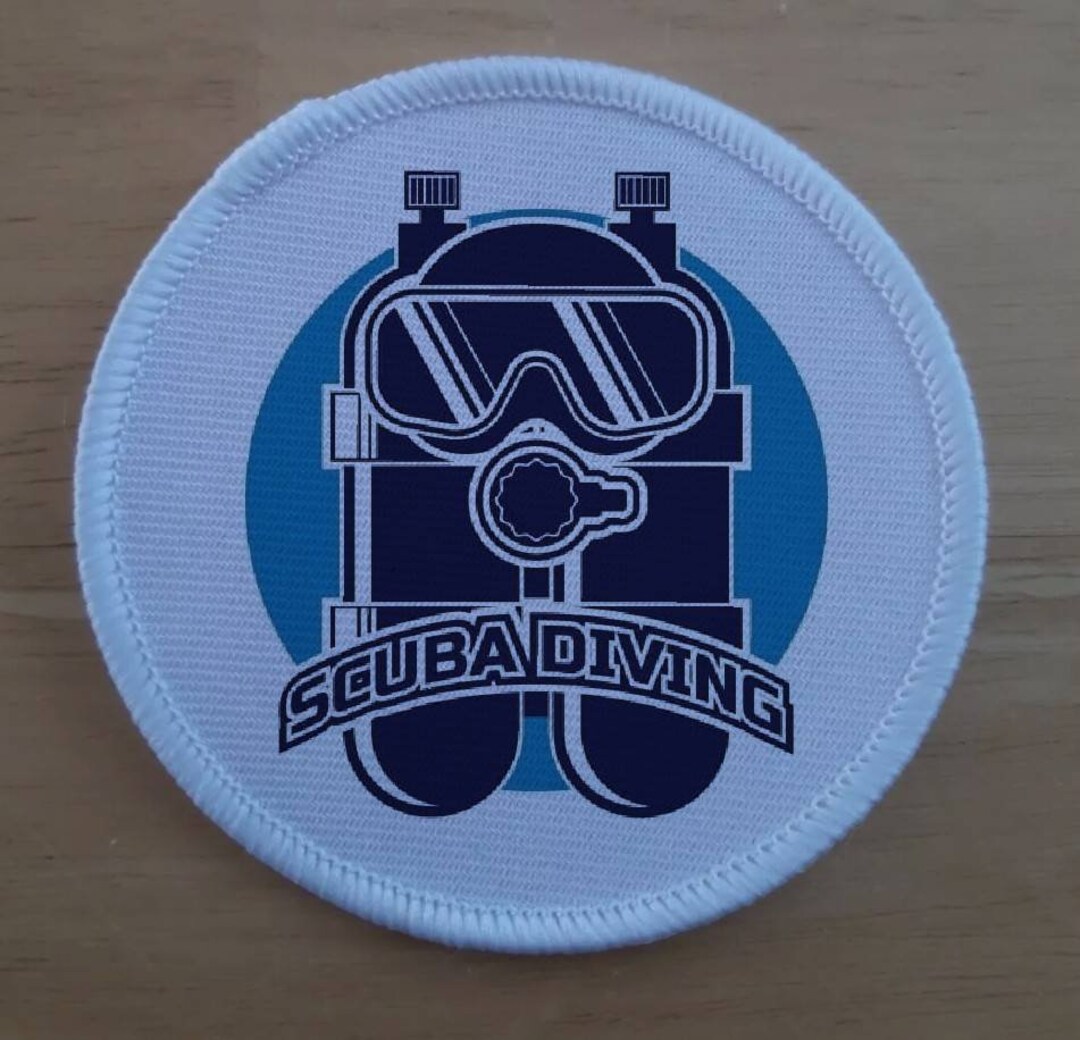 Scuba Diving Sublimation Patch Badge - Etsy