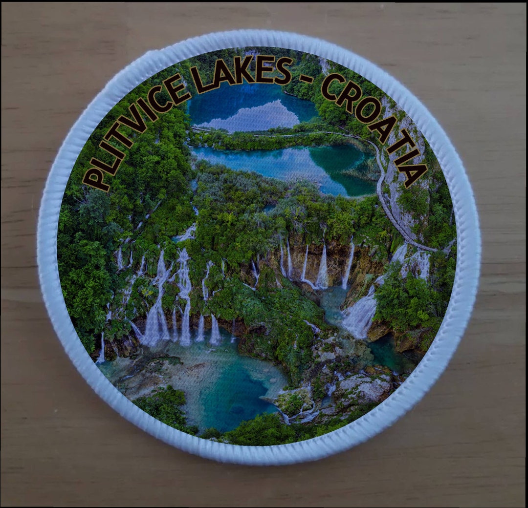 Plitvice Lakes Croatia 3" Patch Badge - Etsy