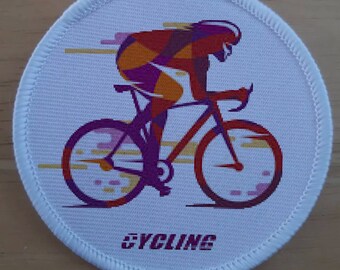 Cycling Patch | Etsy