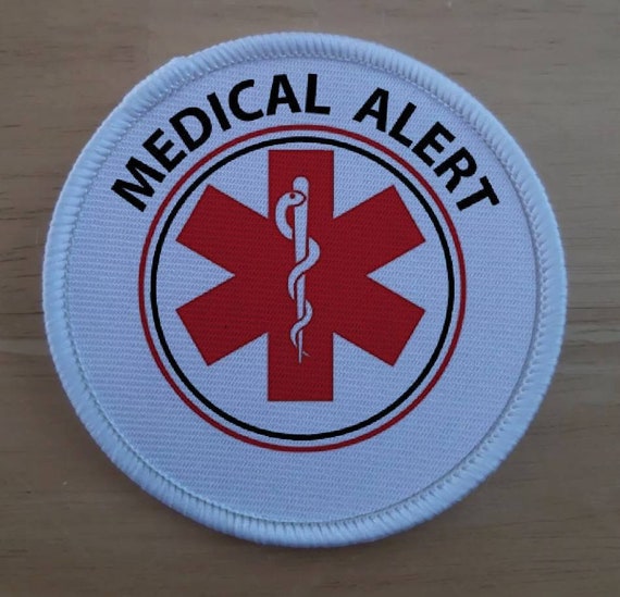 Medical Alert Patch Badge | Etsy