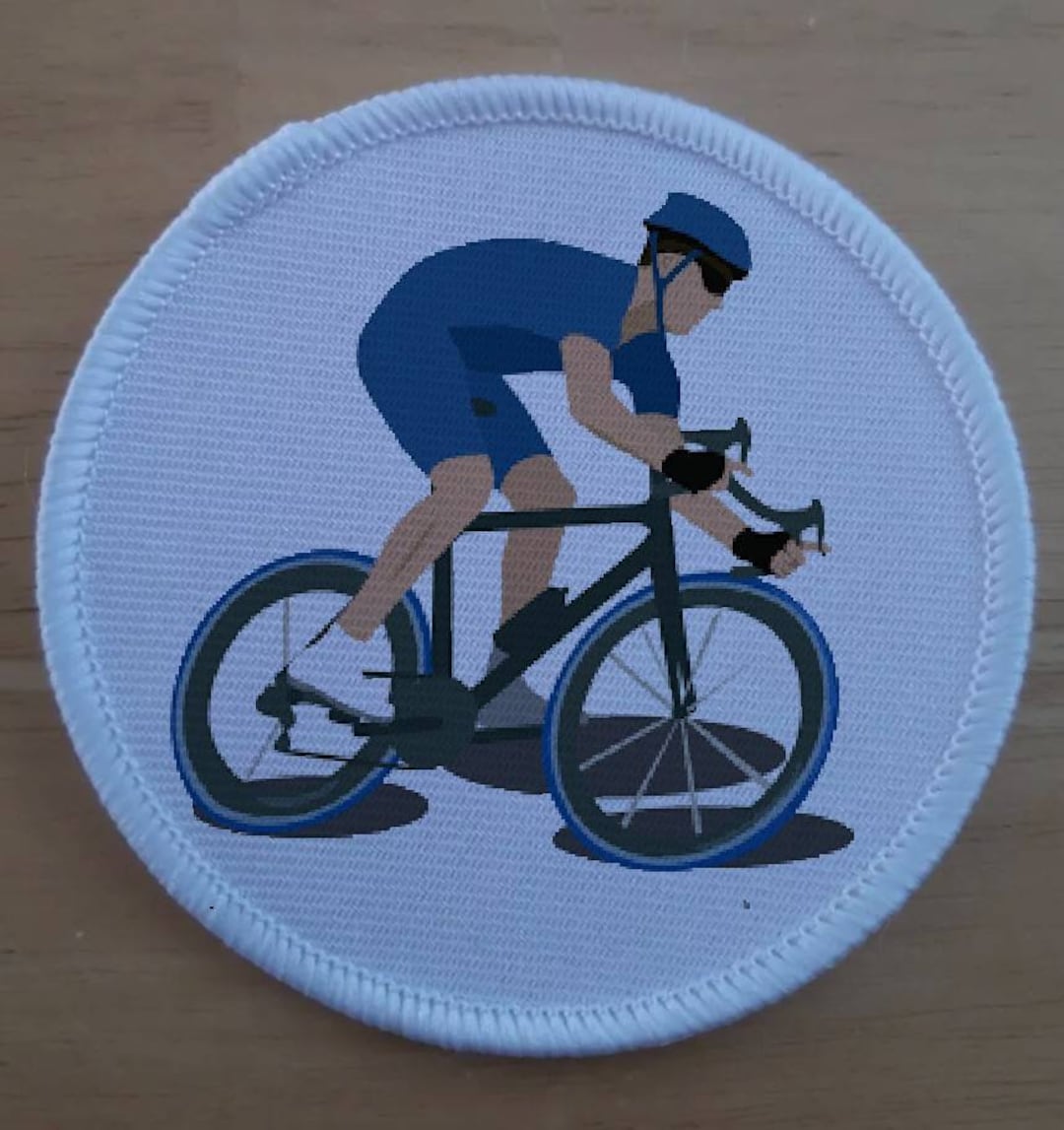 Cycling Cycle Fitness Bike Biking Sports Patch Badge - Etsy