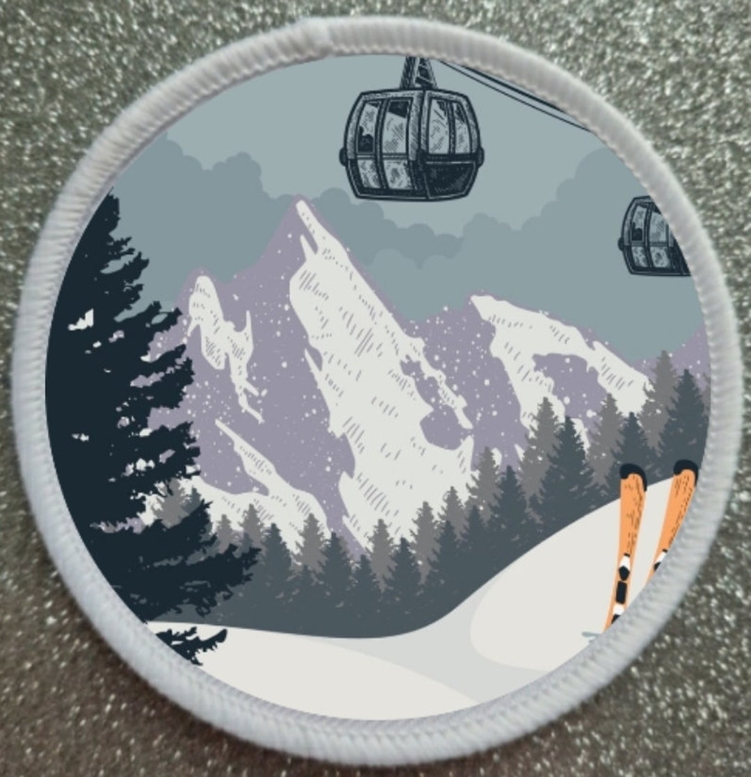 Ski Resort 3 Inch Patch Badge - Etsy