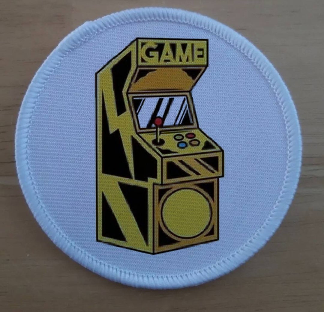 80s Retro Arcade Gamer Patch Badge - Etsy