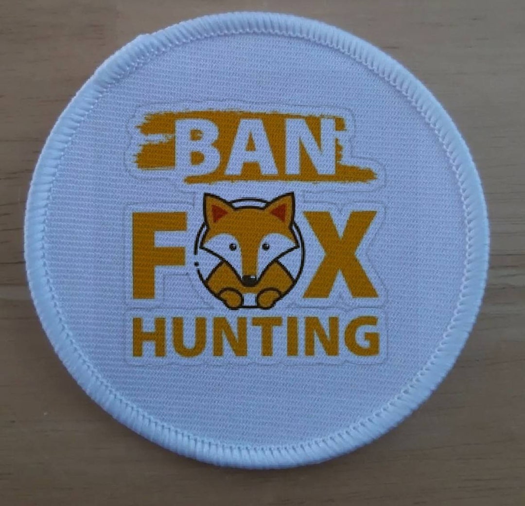 Ban Fox Hunting 3 Inch Sublimation Patch Animal Lover - Etsy