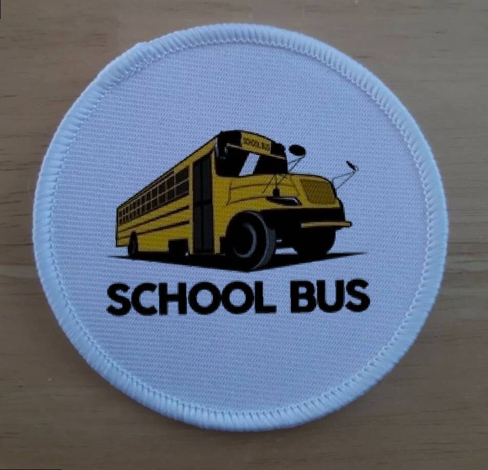 School Bus Patch Badge | Etsy