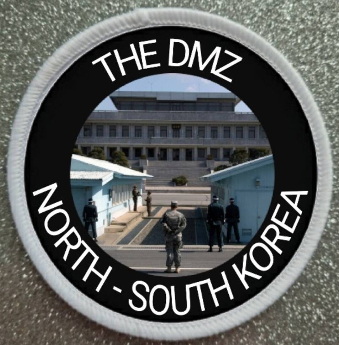 The DMZ Korea 3 Patch Badge Made in the UK - Etsy
