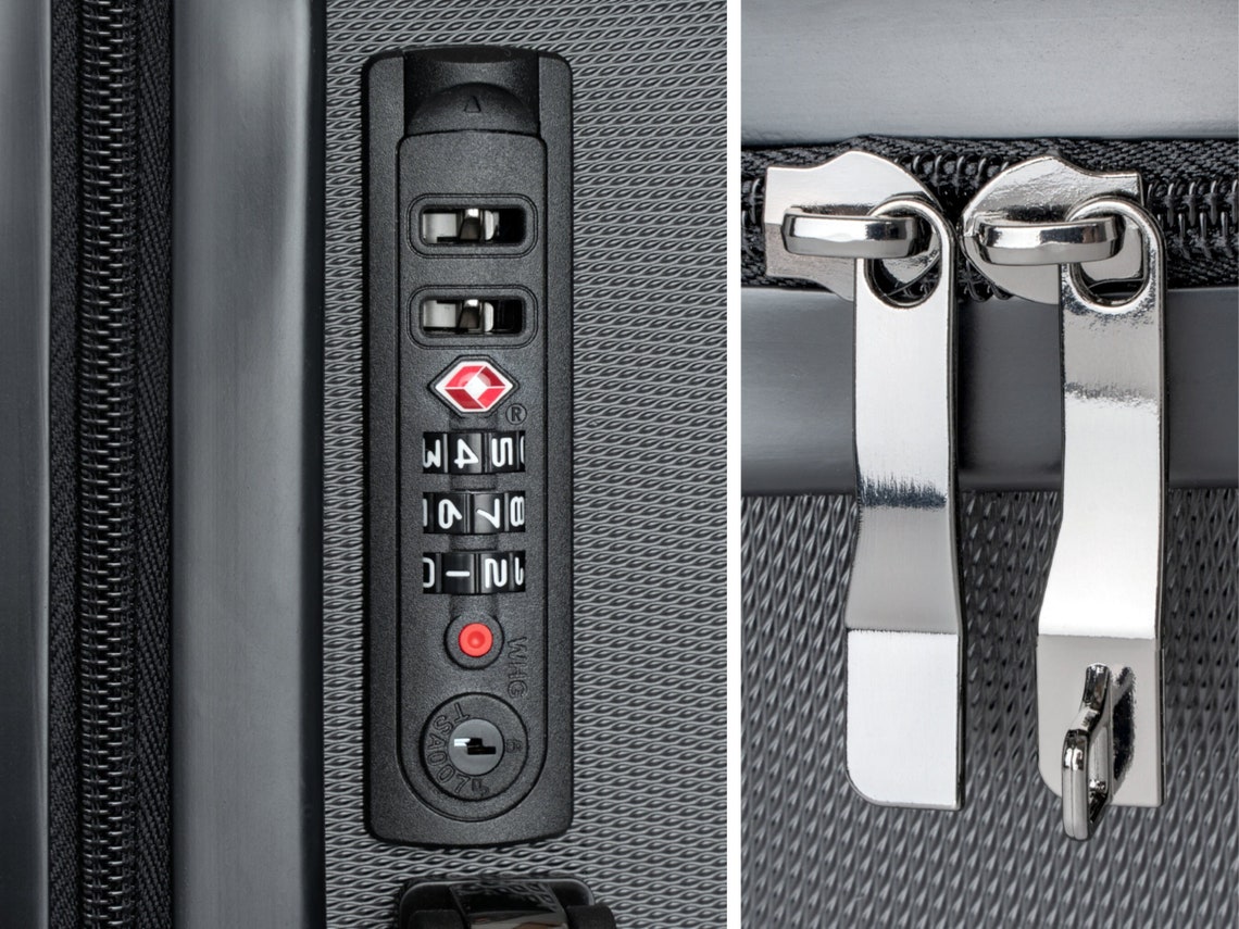 Personalized Suitcase With Name/initials IATA Code Flight No. Airport ...