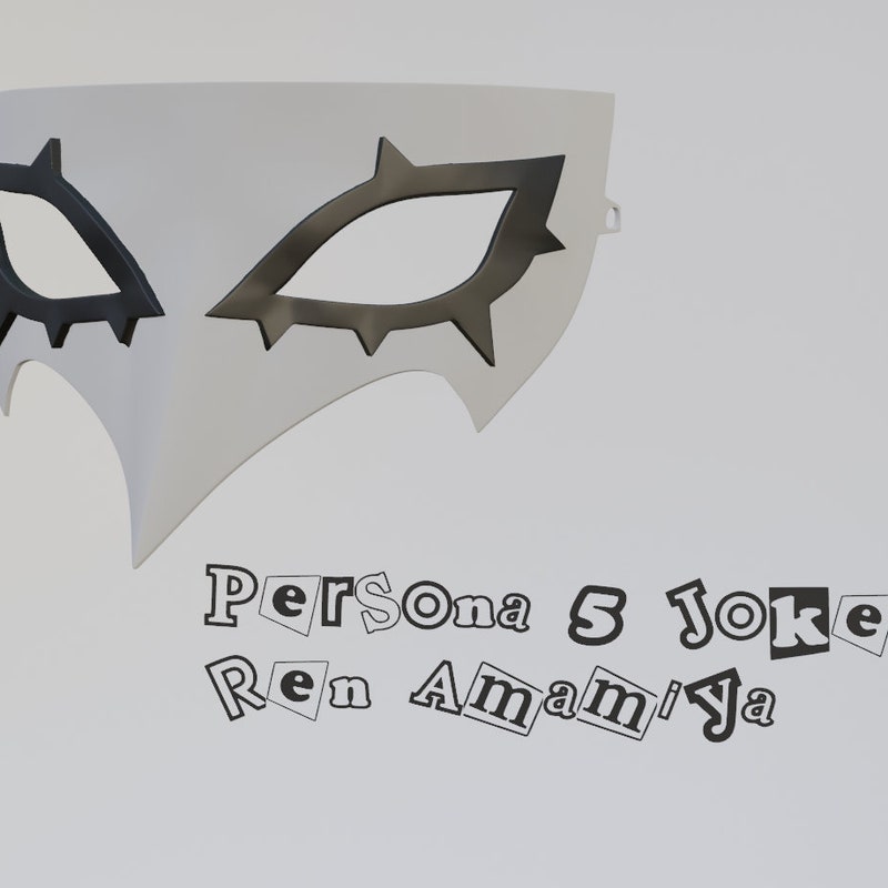 Persona 5 Joker Mask - Etsy