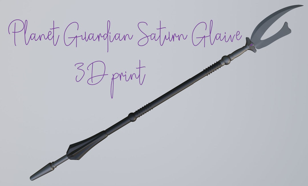 Planet Guardian Saturn Glaive 3D Print - Etsy