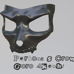 Persona 5 Skull Mask (stl Files) - Etsy