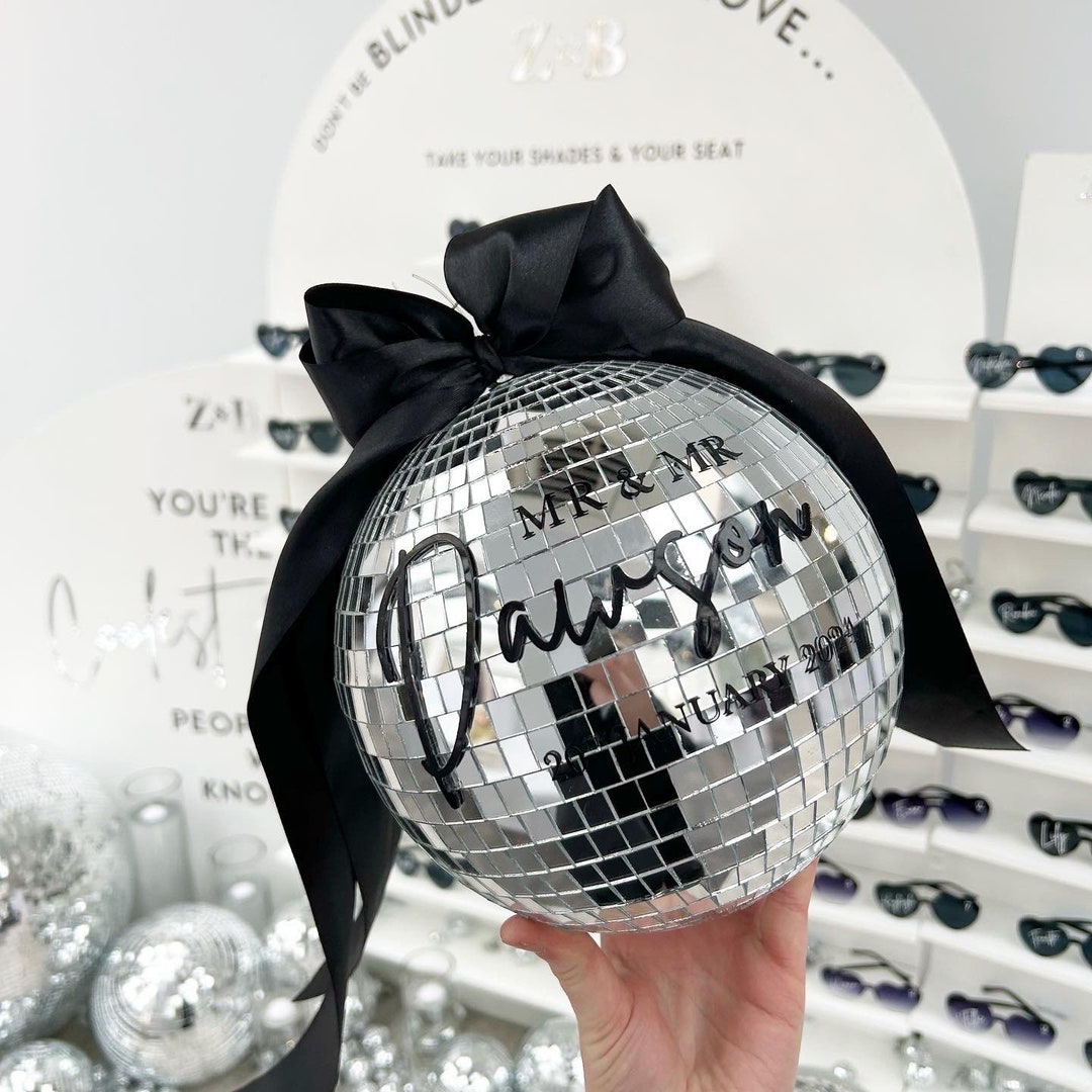 Personalised Disco Ball - Etsy UK