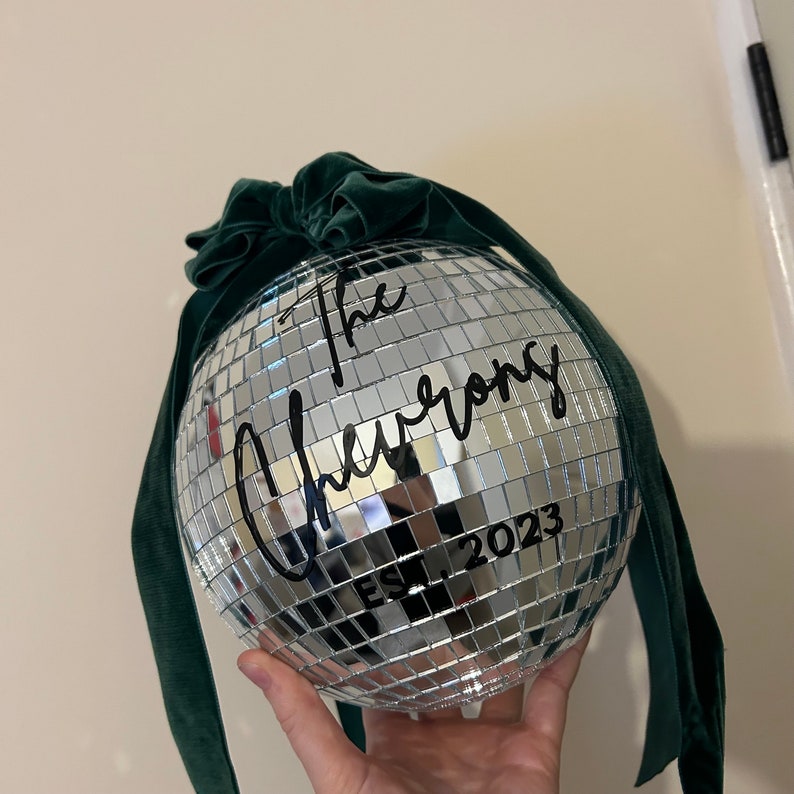 Personalised Disco Ball - Etsy