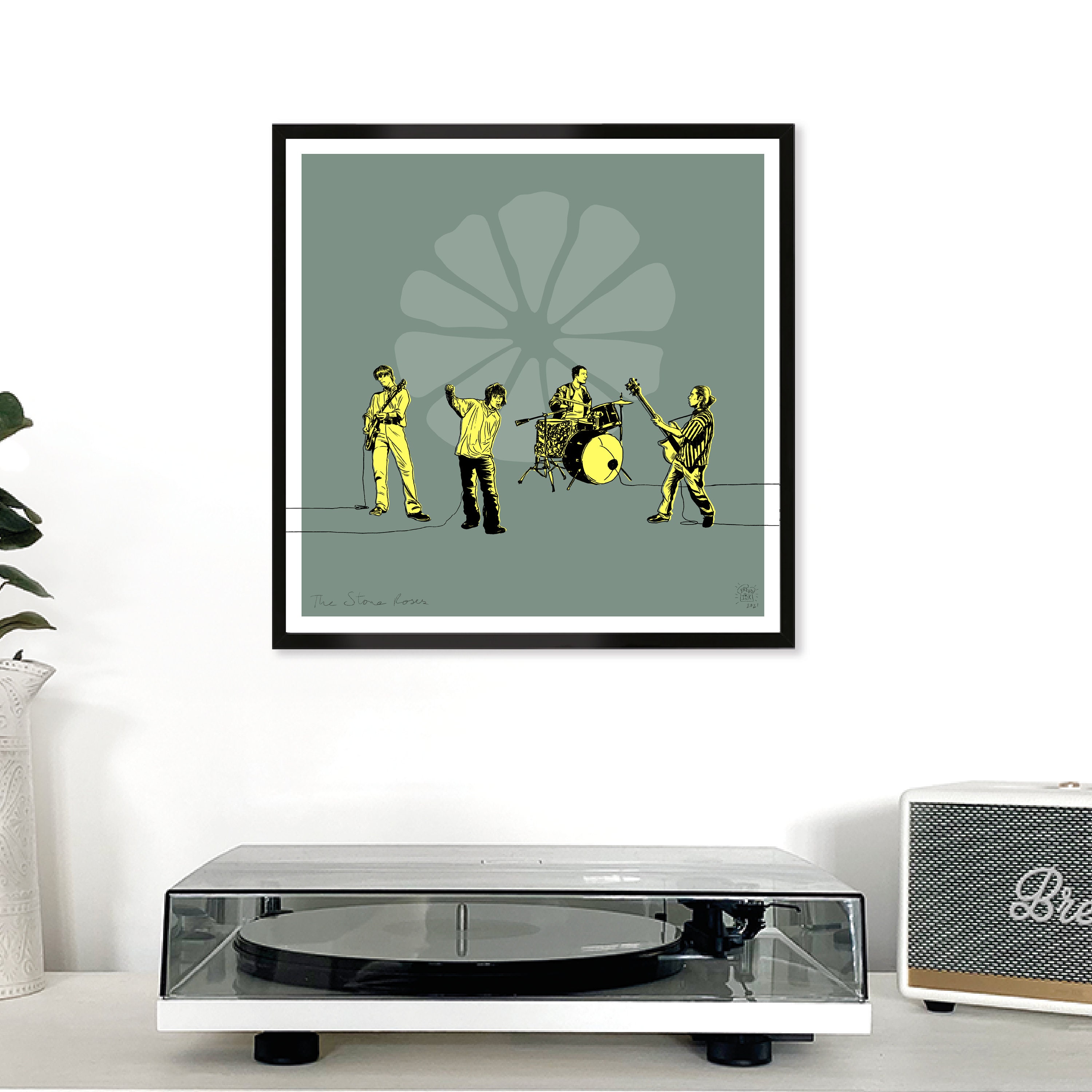The Stone Roses Band Poster Wall Art Print (unframed) - Etsy UK