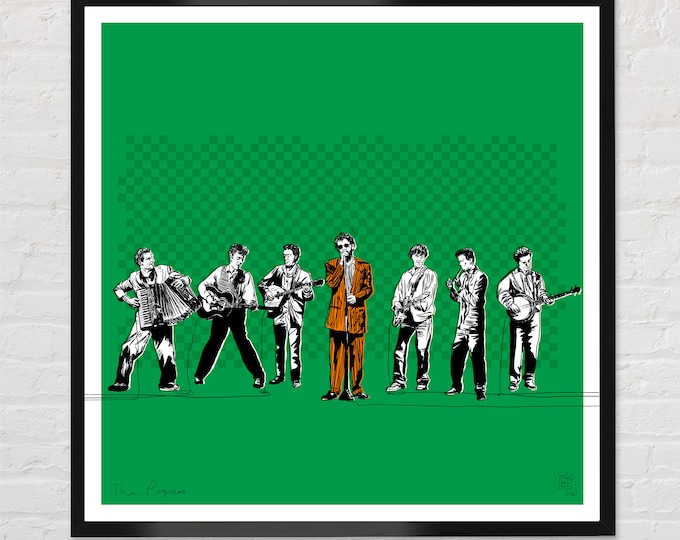 The Pogues Band Poster Wall Art Print unframed - Etsy