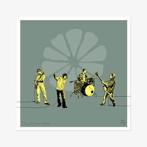 The Stone Roses Band Poster Wall Art Print (unframed) - Etsy UK