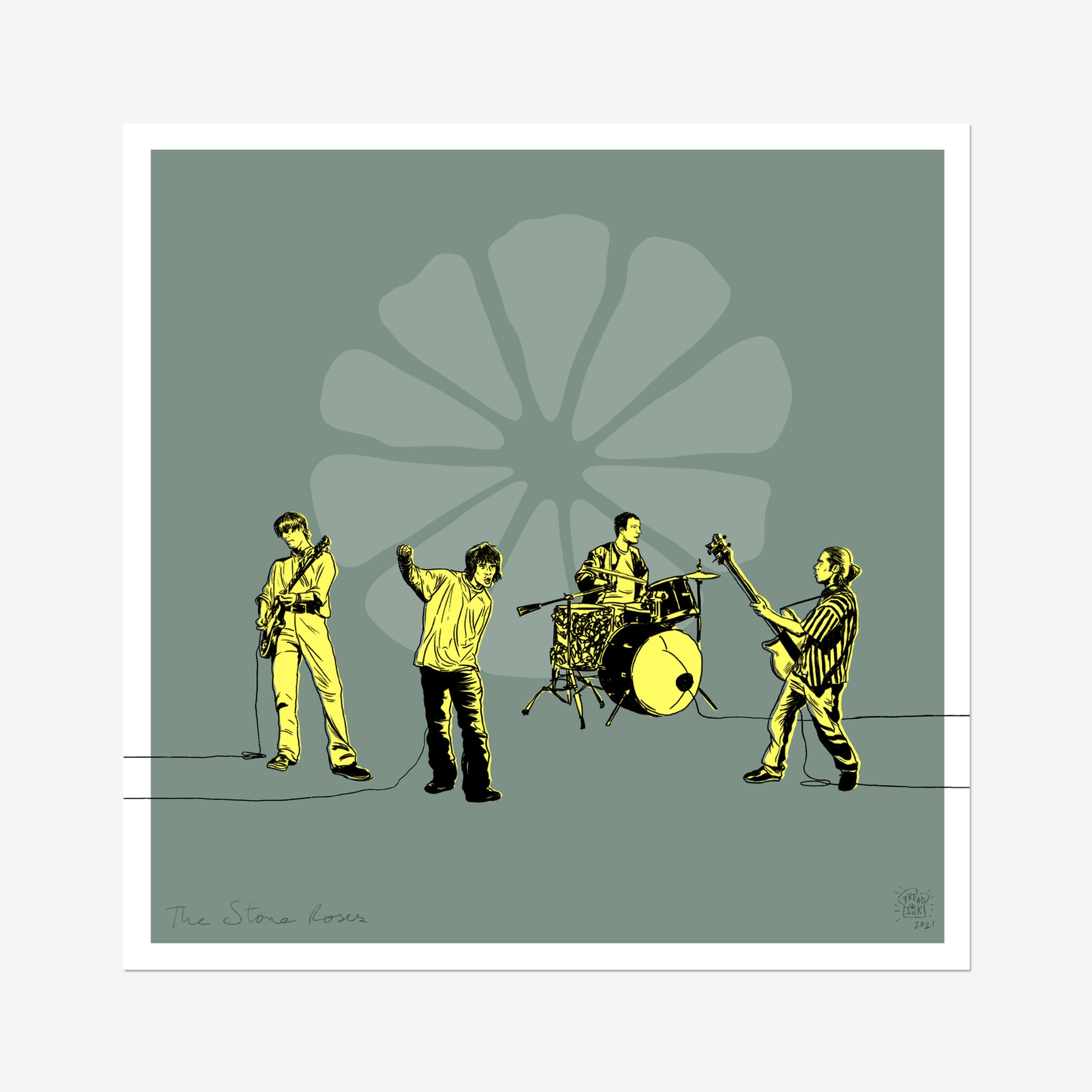 The Stone Roses Band Poster Wall Art Print (unframed) - Etsy UK