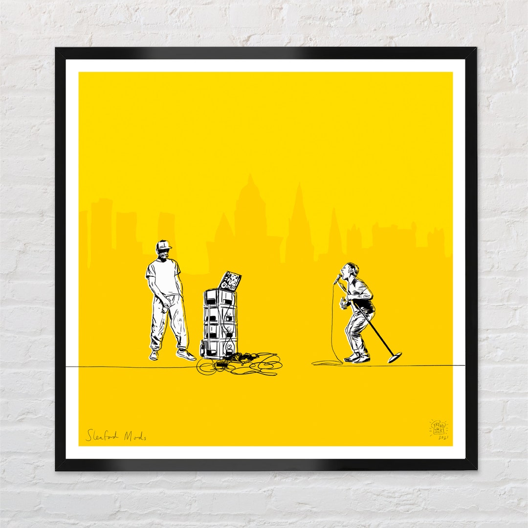 Sleaford Mods Band Poster Wall Art Print (unframed) - Etsy