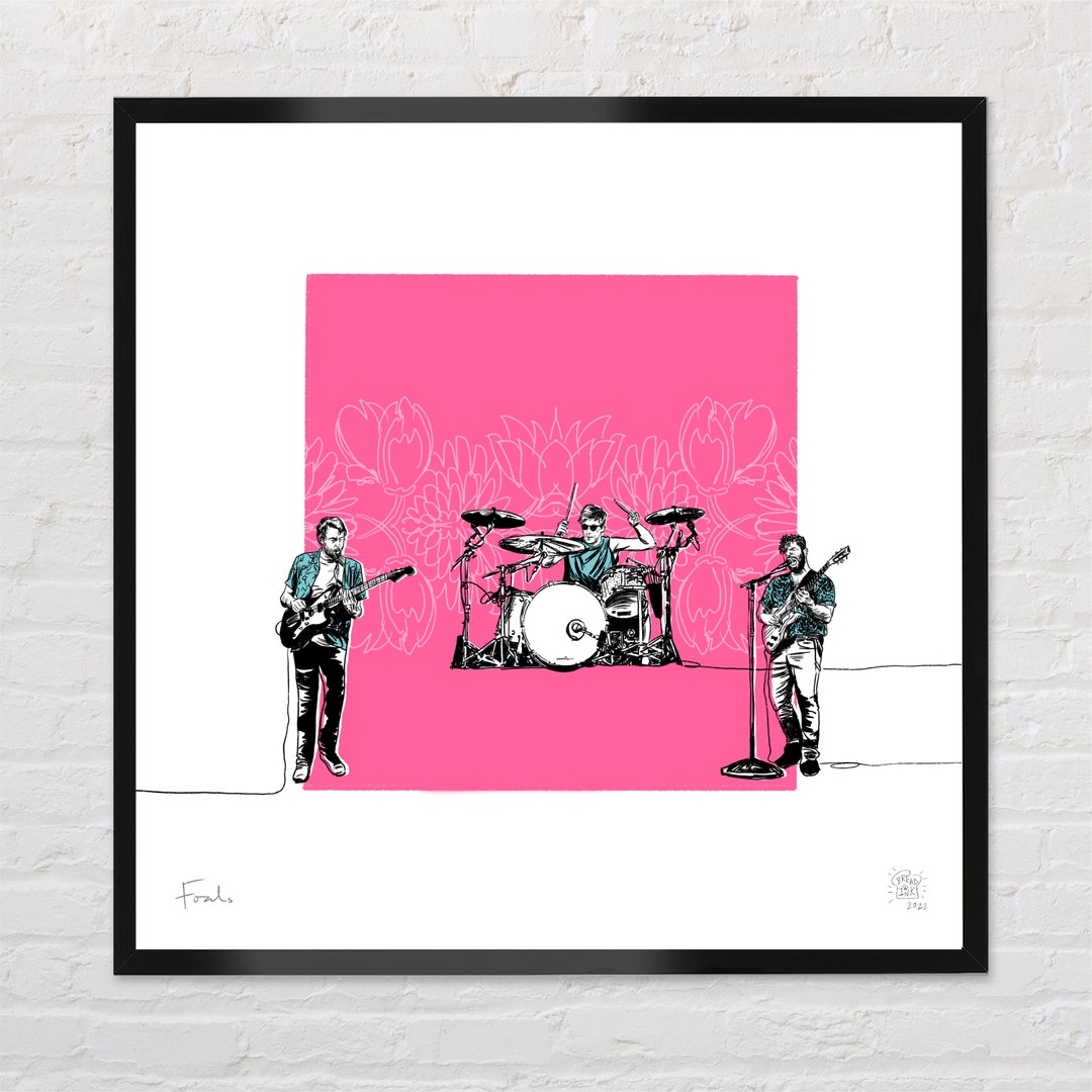 Foals Band Poster Wall Art Print - Life is Yours Edition (unframed) - Etsy