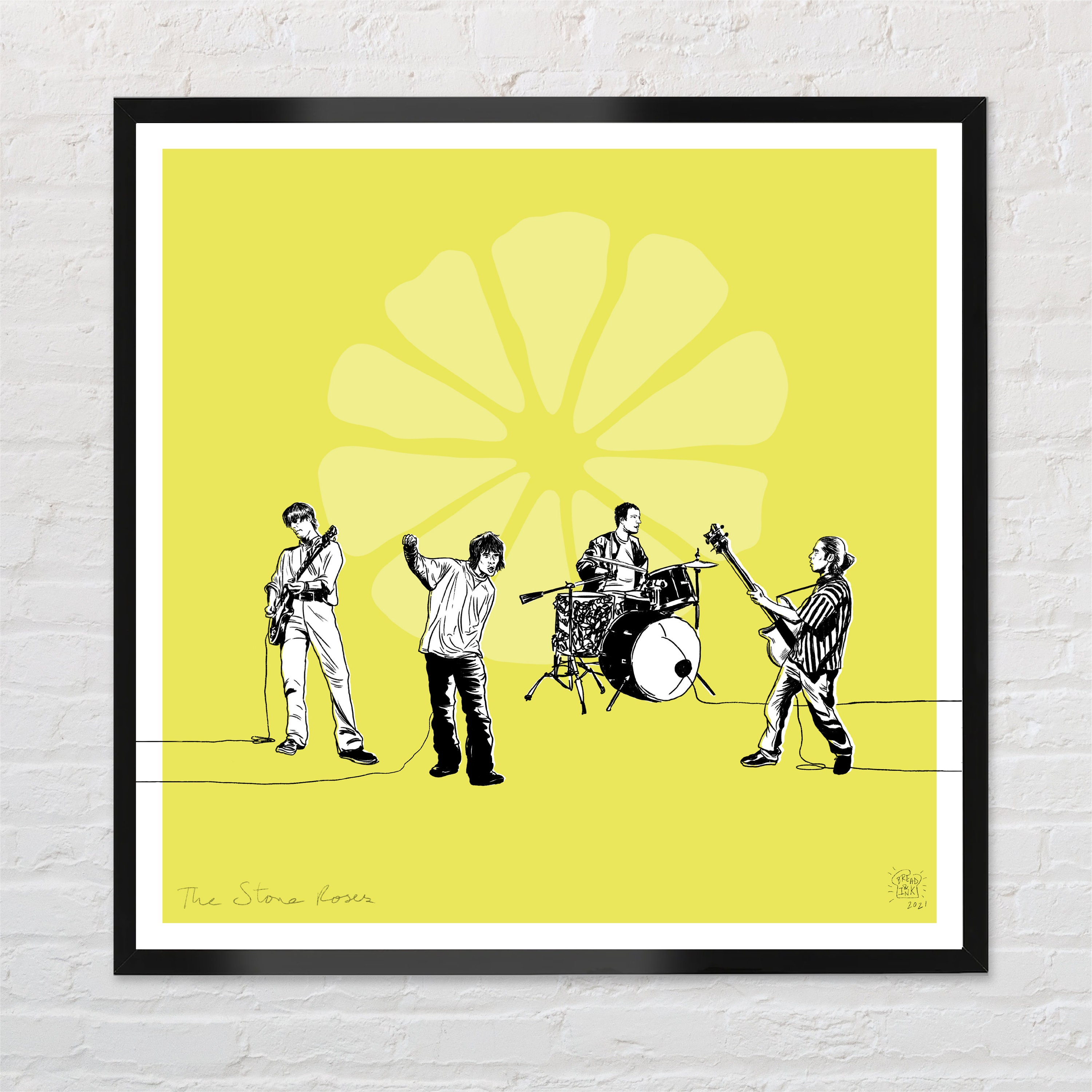 The Stone Roses Band Poster Wall Art Print (unframed) - Etsy UK