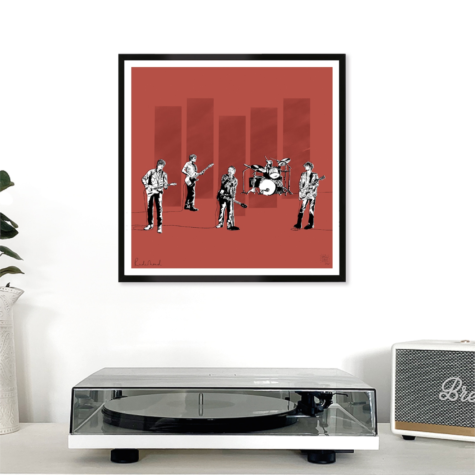 Radiohead Band Poster Wall Art Print (unframed) - Etsy