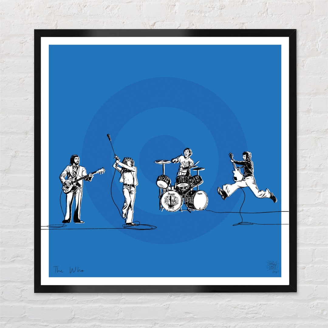 The Who Band Poster Wall Art Print (unframed) - Etsy