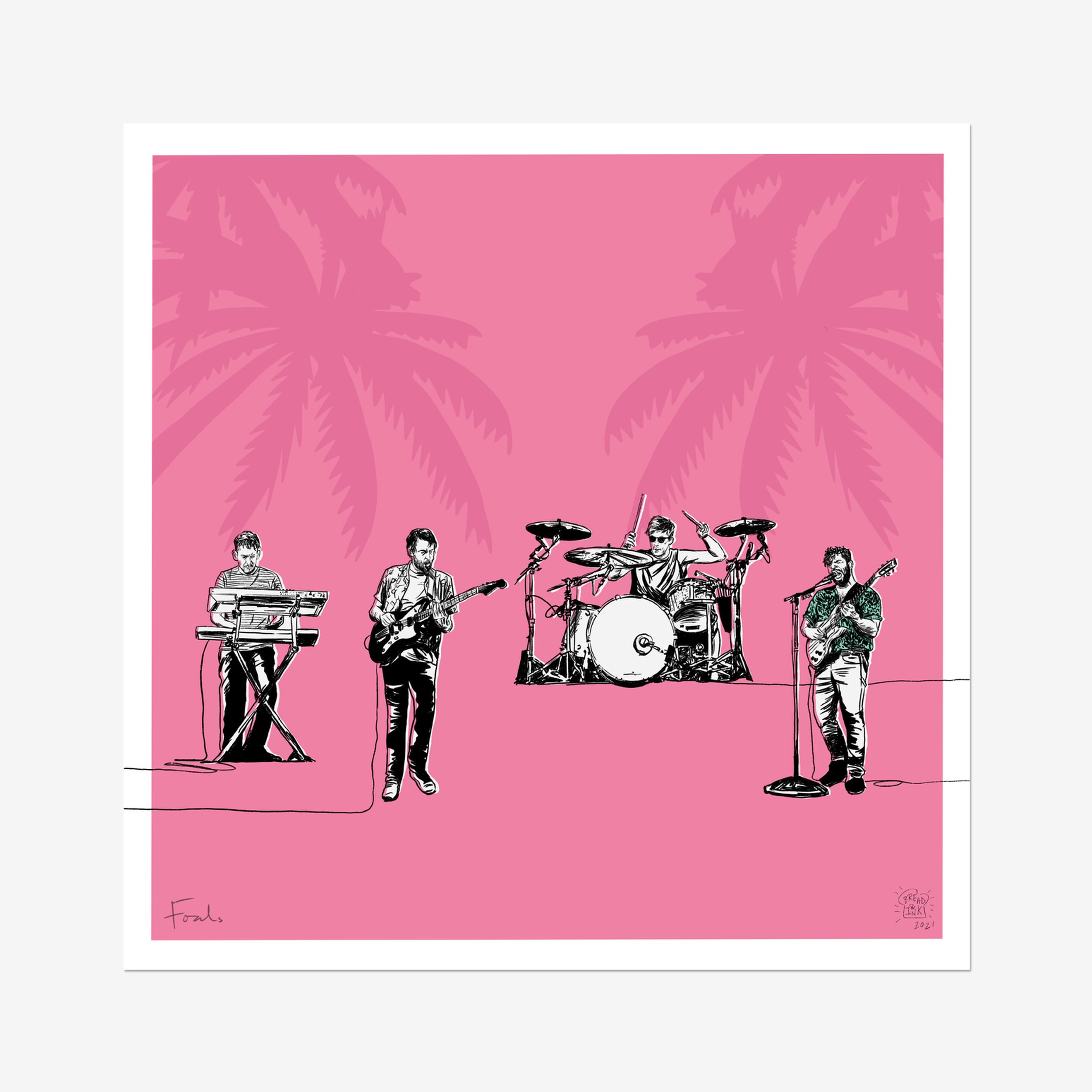 Foals Band Poster Wall Art Print (unframed) - Etsy UK