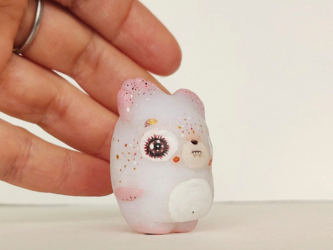 Cute Monster, Halloween Creature, Collectable Figurine, Polymer Clay ...