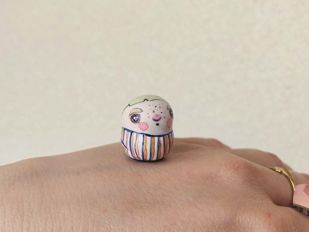 Miniature Figurine Girl Figurine Cute Miniature Miniature - Etsy