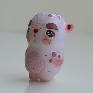 Cute Kitty Teddy Bear. Polymer Clay Art, Polymer Clay Animals, Fairy ...