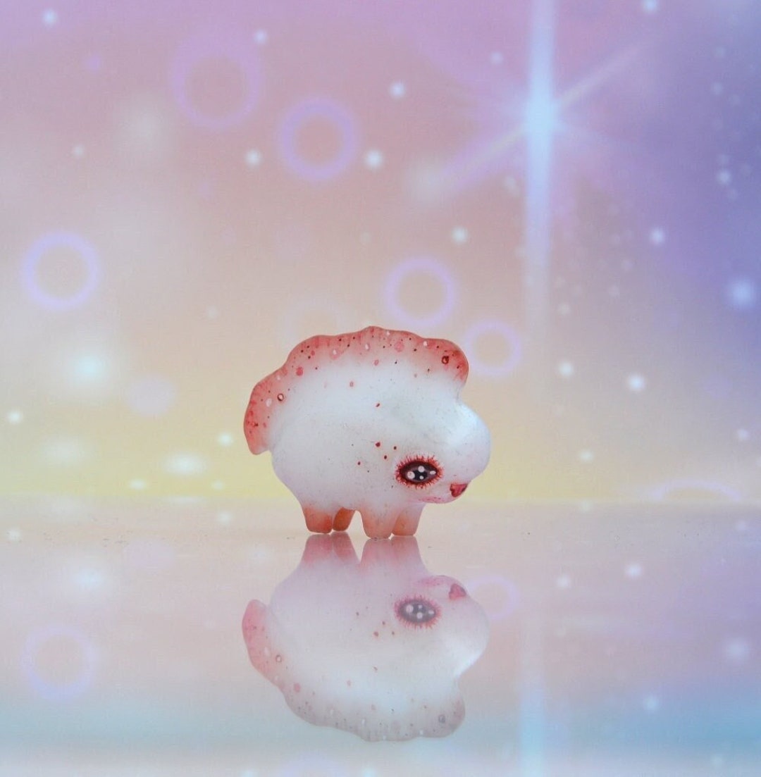 Fantasy Creature Desk Figurine, Fairy Tale Polymer Clay Animal, Cute ...