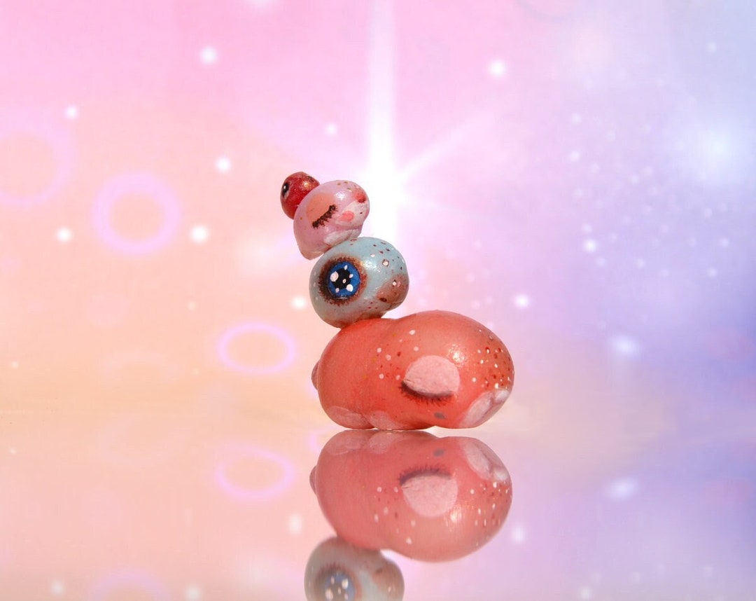 Handmade Polymer Clay Figurine, Fairy Tale Creature Pyramid - Etsy