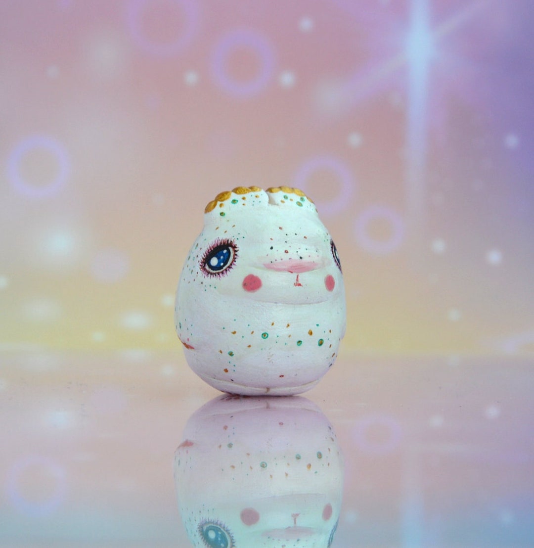 Woodland Fantasy Polymer Clay Figurine, Collectible Miniature Animal ...