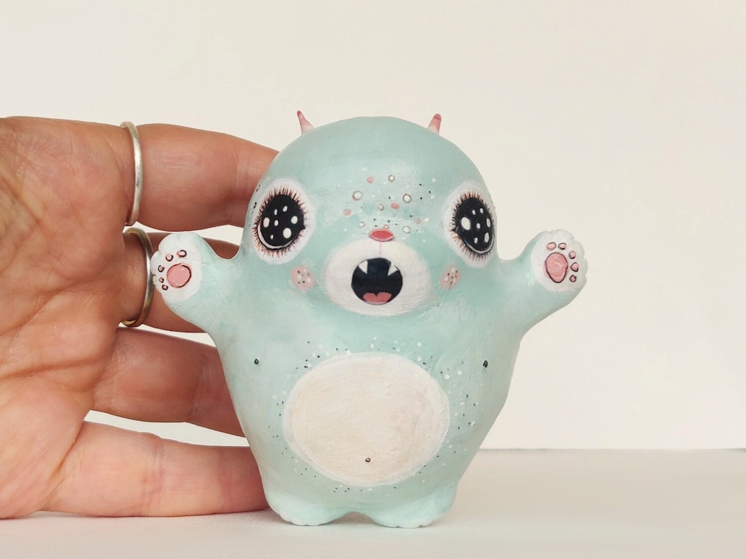 Cronopio Woodland Creature, Fantasy Cronopio Figurine, Collectible ...