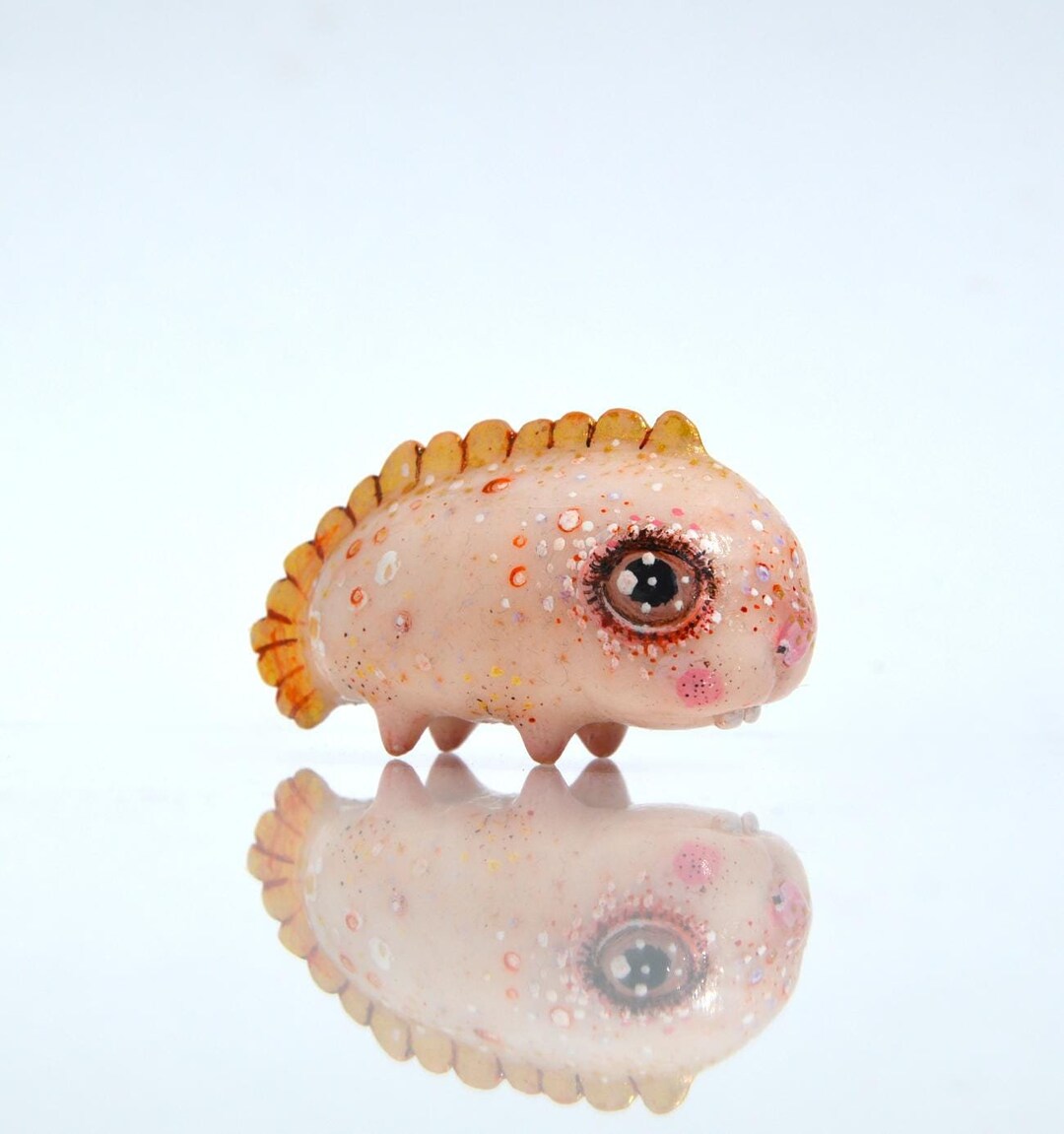 Cute Fantasy Creature Miniature Figurine, Collectible Figurine, Polymer ...