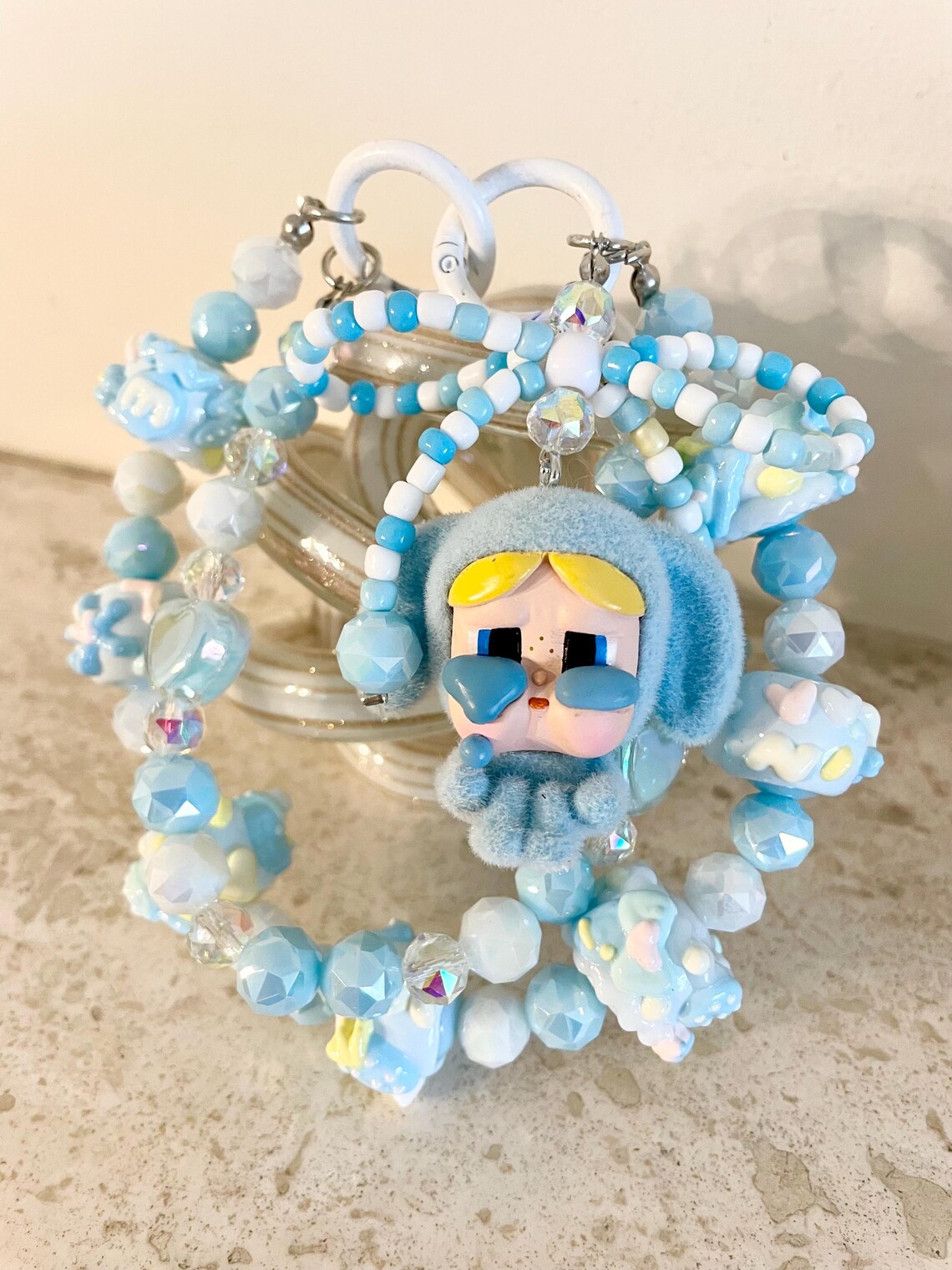 Popmart CRY BABY Pop Bean Keychain - Etsy