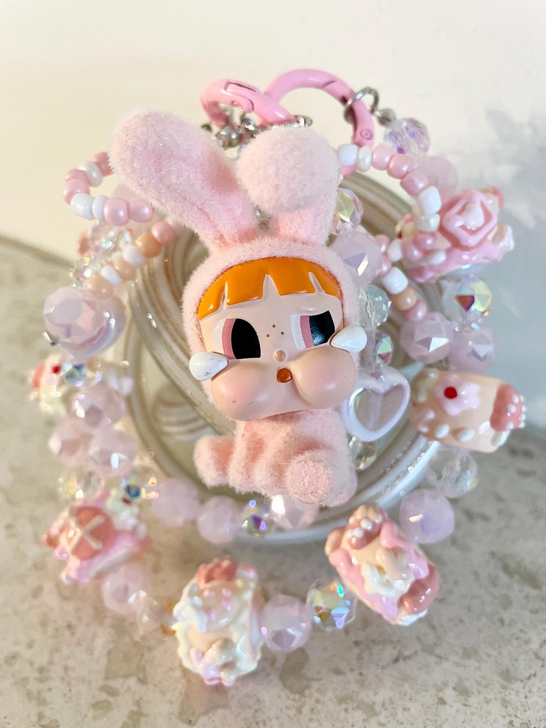 Popmart CRY BABY Pop Bean Keychain - Etsy