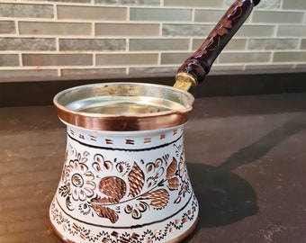 Copper Turkish Coffee Set Espresso Set Multicolored - Etsy