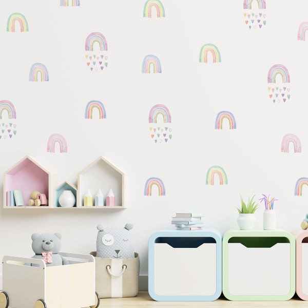 Rainbow Wall Sticker - Etsy