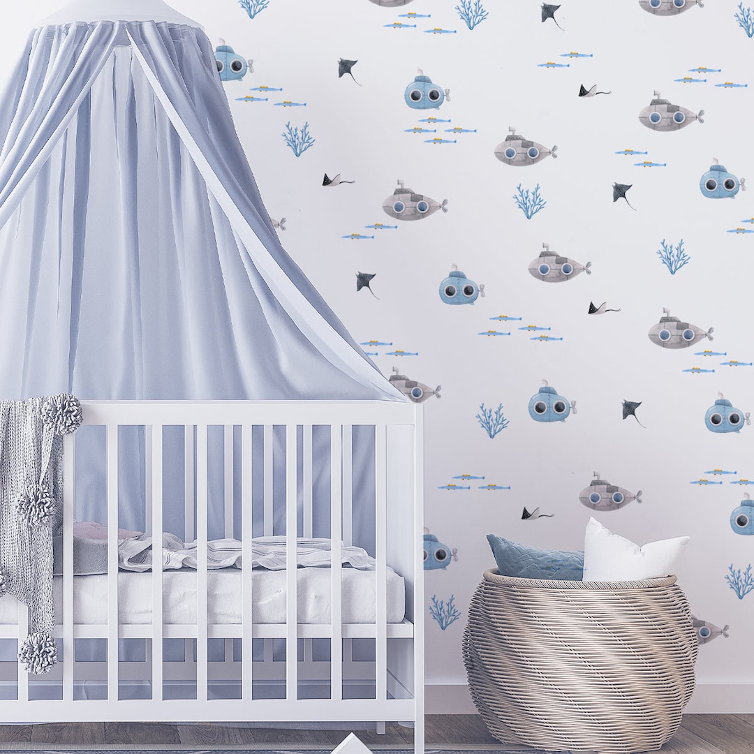 Under the Sea Wall Stickers - Exploring Submarines - Etsy