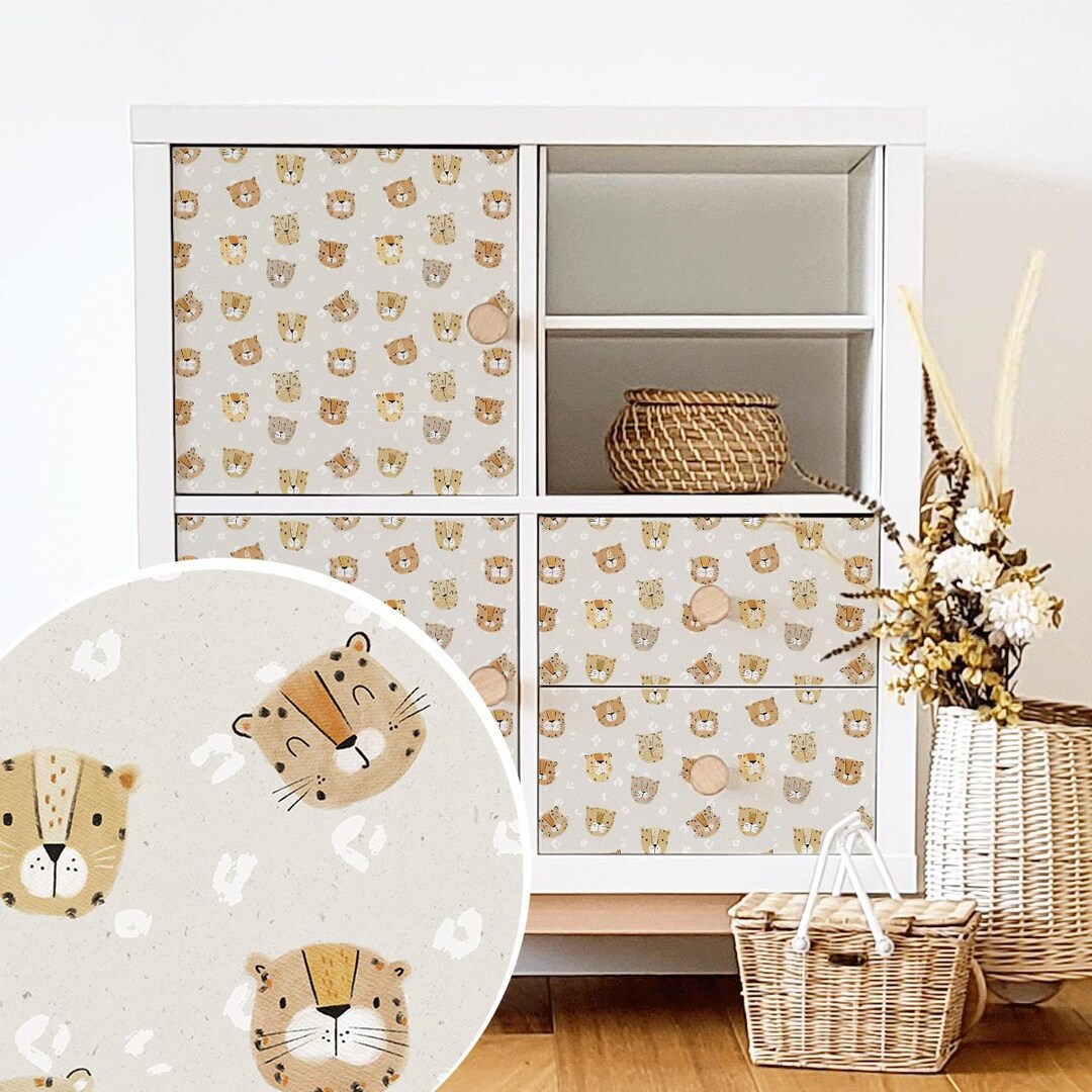 IKEA KALLAX Furniture Wrap - Little Leopards Animals of Peace | IKEA ...