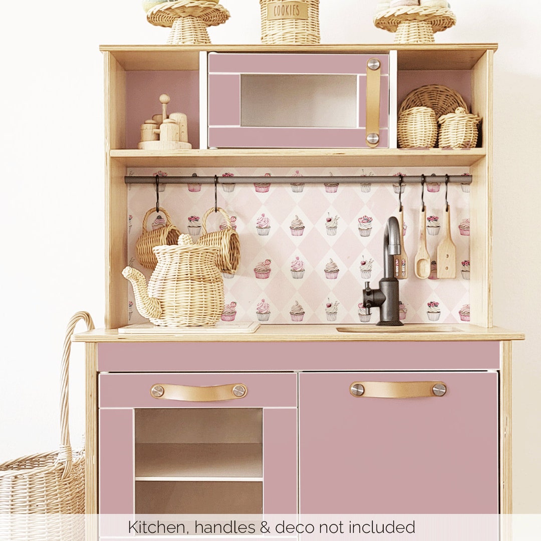 Sticker Set for IKEA DUKTIG Play Kitchen - Delightful Cupcakes (deep ...