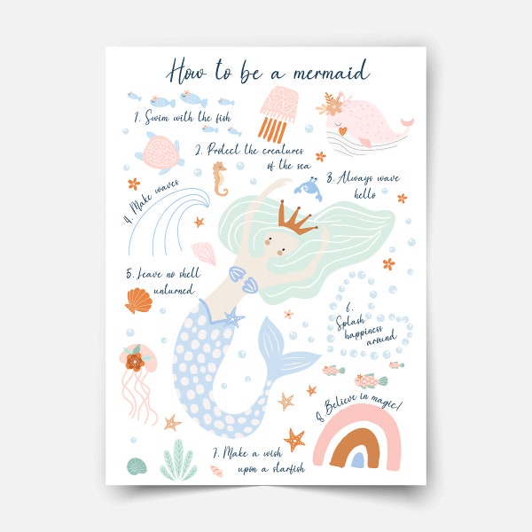 Mermaid Fine Art - Etsy