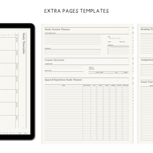 18 Tab 2 Vers Digital Notebook Landscape Minimalist Study Book ...