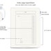 15 Tabs Digital Notebook Template in Blue Beige 2 Vers White and Yellow ...