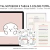 UNDATED Digital Planner All-in-one Light Pastel Aesthetic Theme ...